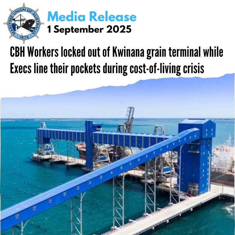 CBH Workers locked out of Kwinana grain terminal while Execs line their ...